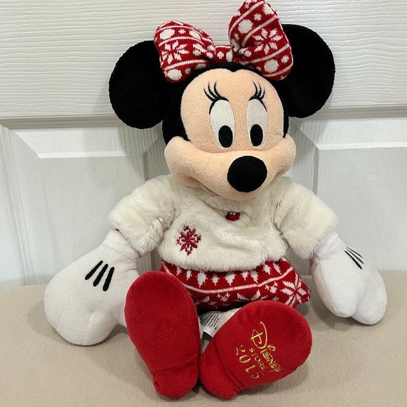 Disney | Toys | Minnie Mouse Plush In Winter Outfit | Poshmark